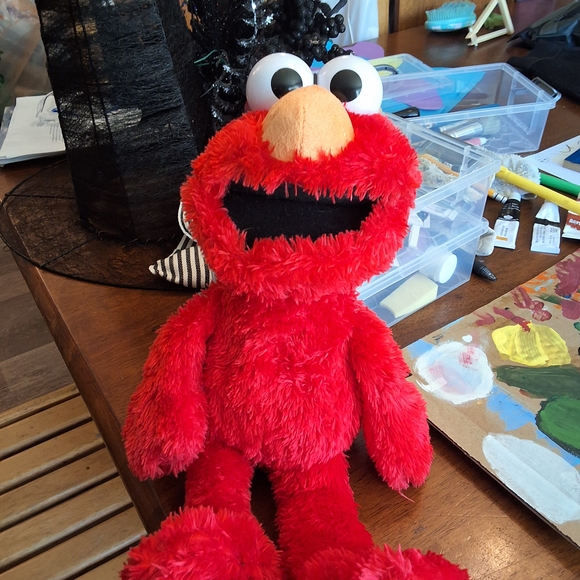 Toys | Red Elmo Plush Toy | Poshmark